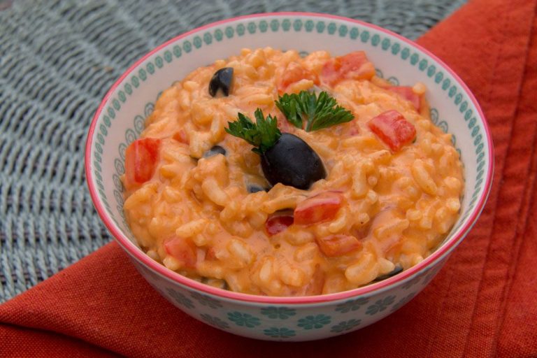 Risotto aux poivrons rouges et piment d'Espelette - Les petits plats de ...